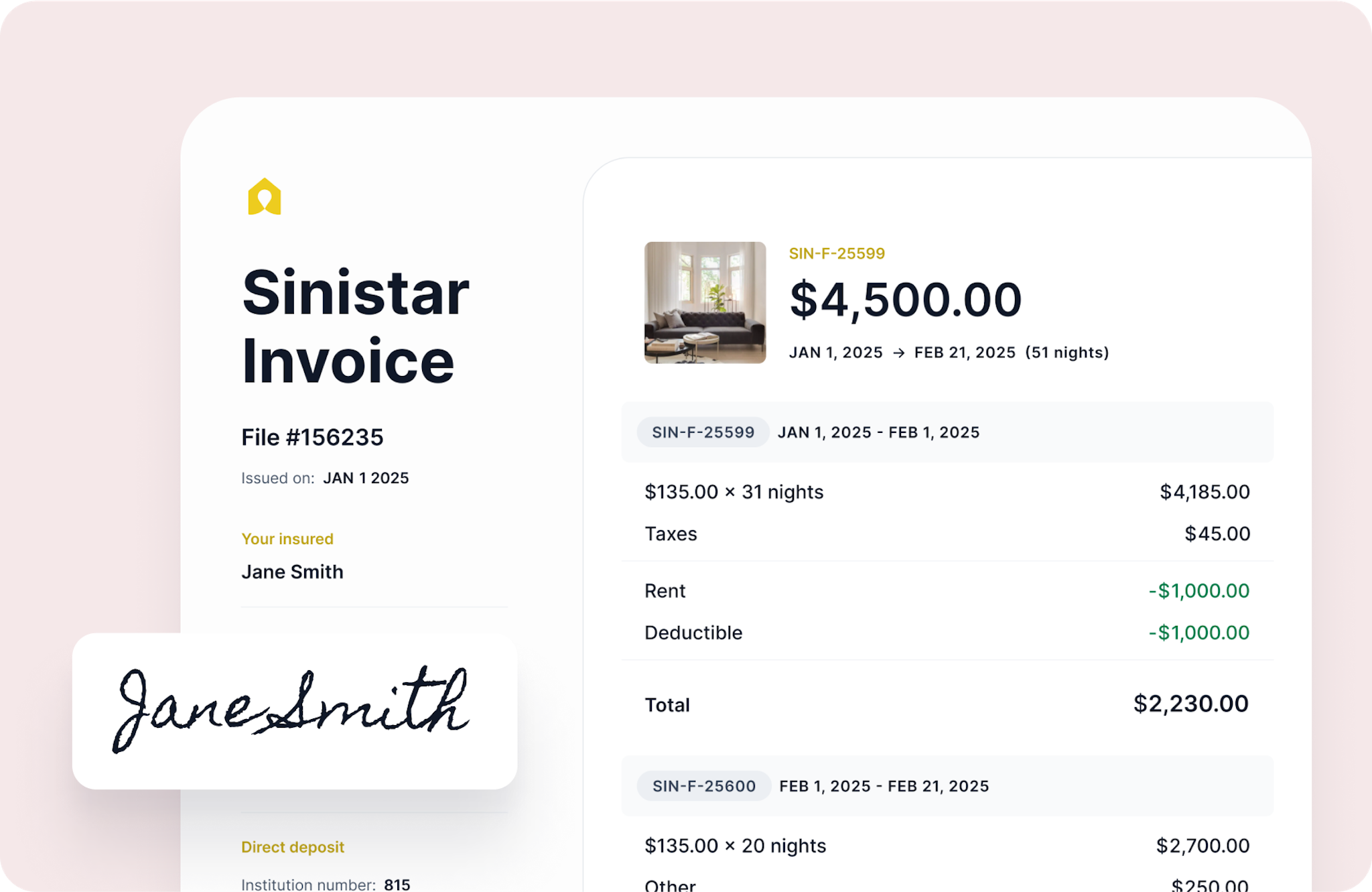 Temporary Housing for Insurance Claims | Sinistar